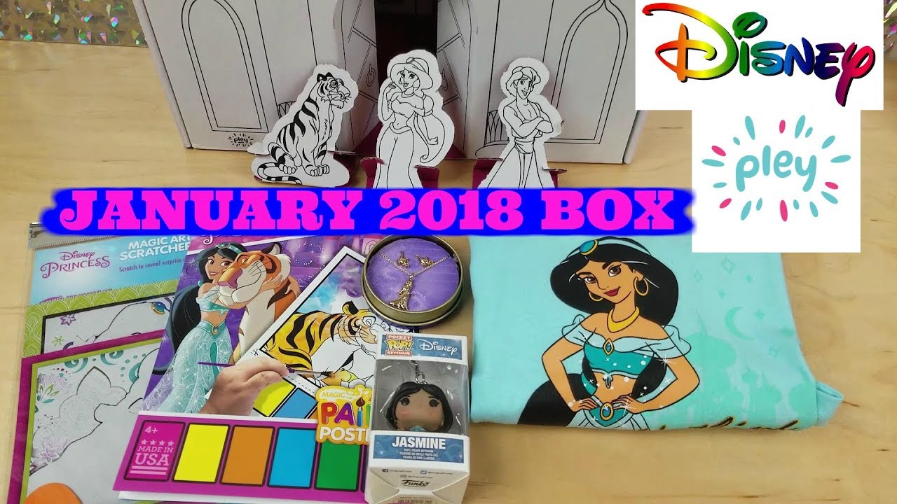 DISNEY PRINCESS PLEYBOX.COM UNBOXING!!! WHO IS OUR MYSTERY PRINCESS ...