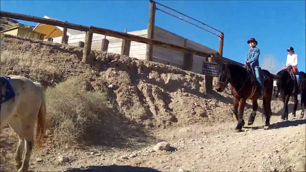 Horseback riding in Red Rock Canyon, Nevada - YouTube