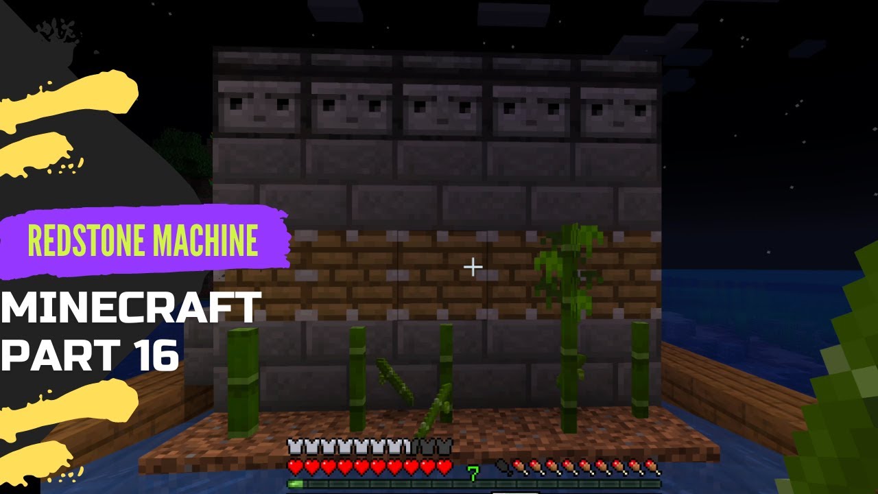 Minecraft Build Automated Redstone Bamboo Farmer Walkthrough Video ...