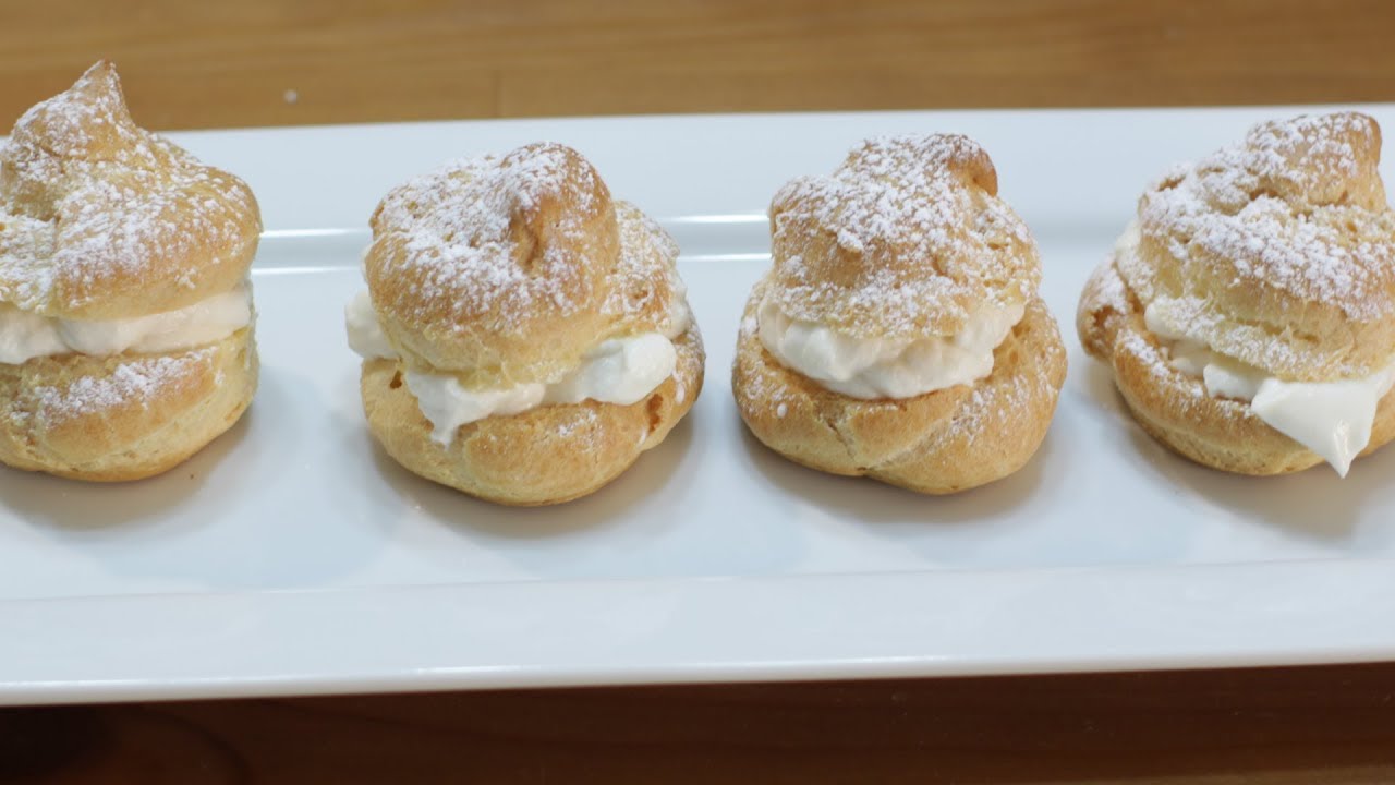 How to Make Cream Puffs | Easy Homemade Cream Puff Recipe Trailer - YouTube