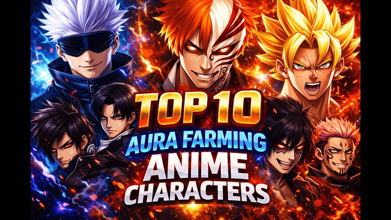 Top 10 Aura Farming Anime Characters of All Time 🔥 - YouTube