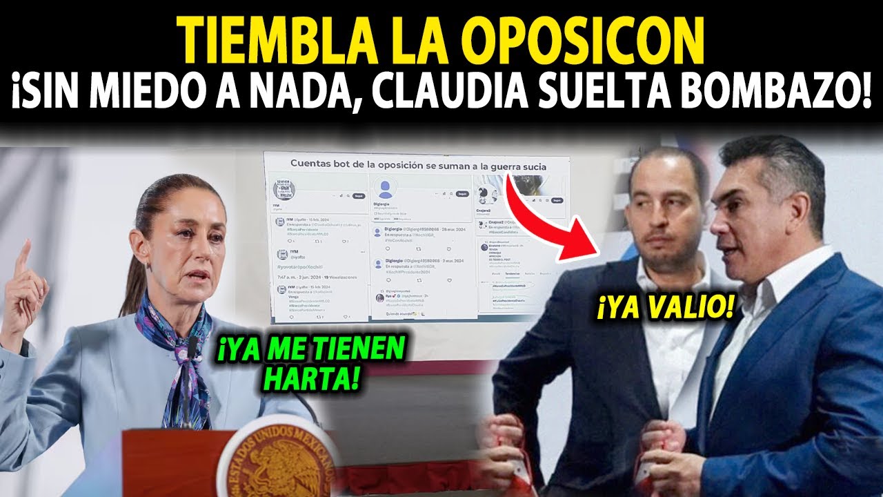 MARTES DE BOOM! CLAUDIA PONE AL DESCUBIERTO SABOTAJE DE LA OPOSICION ...
