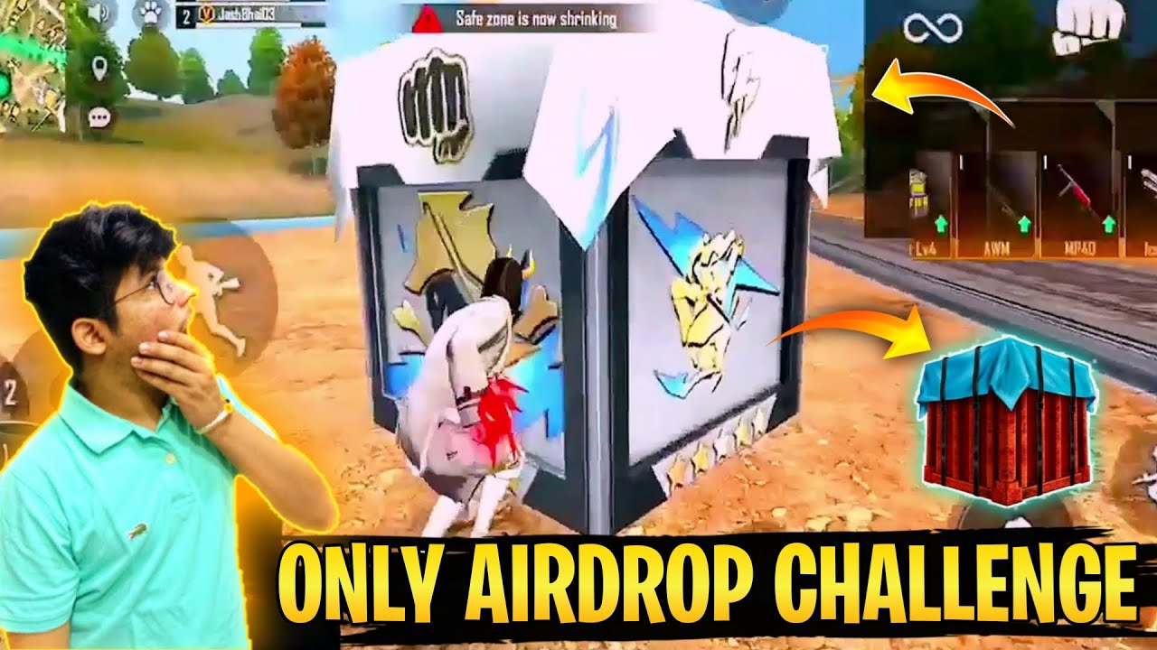 Only Airdrop Challenge In Garena Free Fire 2021 - TWO SIDE GAMERS - YouTube
