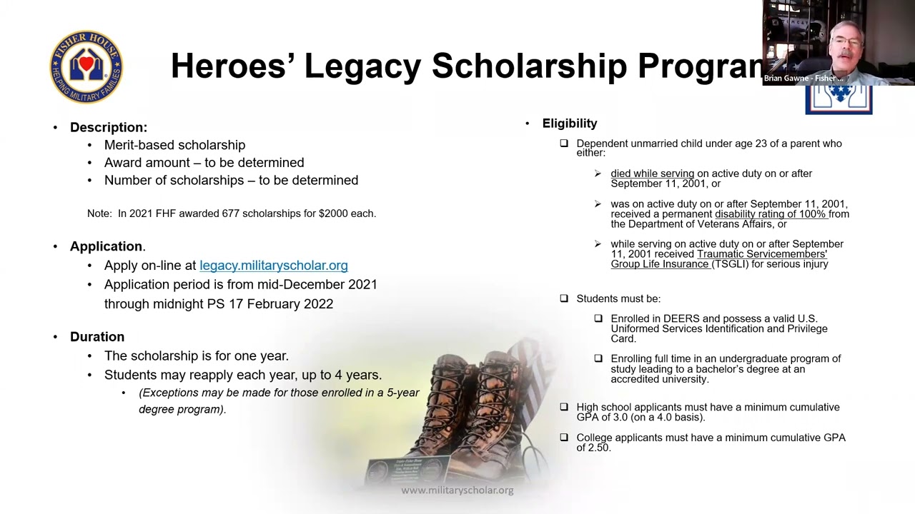 Brian Gawne Talks Scholarships - YouTube