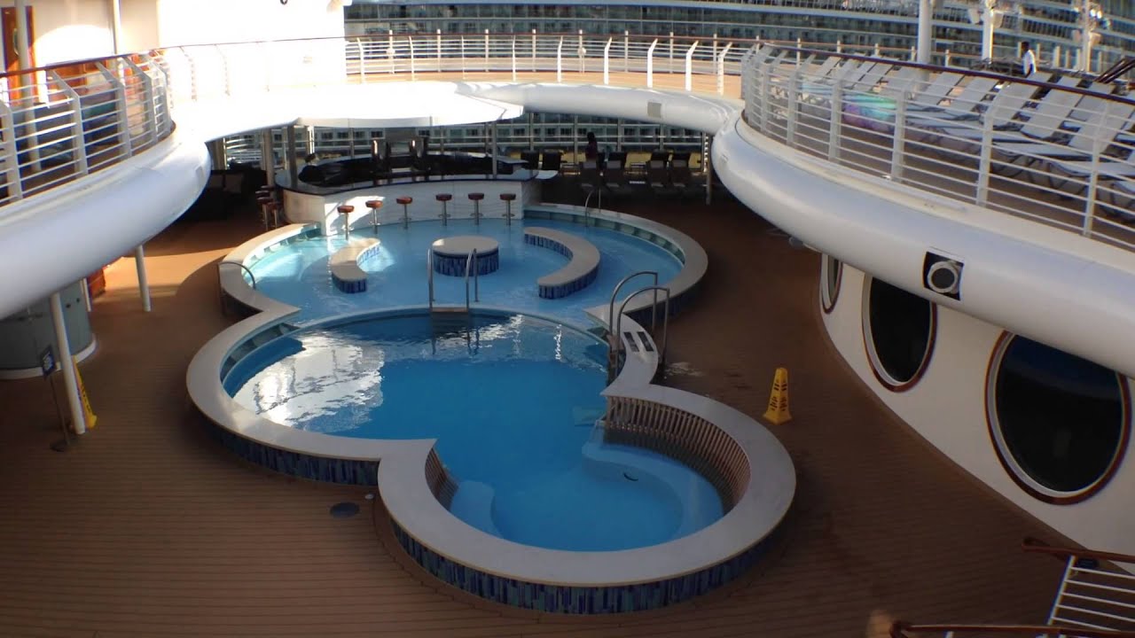 Disney Dream "First Morning Adult Pool & Cove Cafe" Part 10 - YouTube