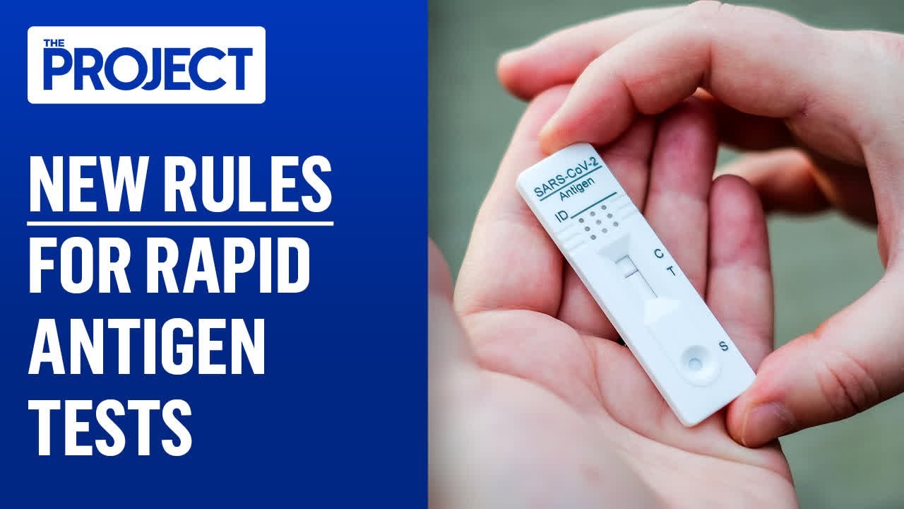 COVID-19: New Rules For Rapid Antigen Tests Across Australia - YouTube