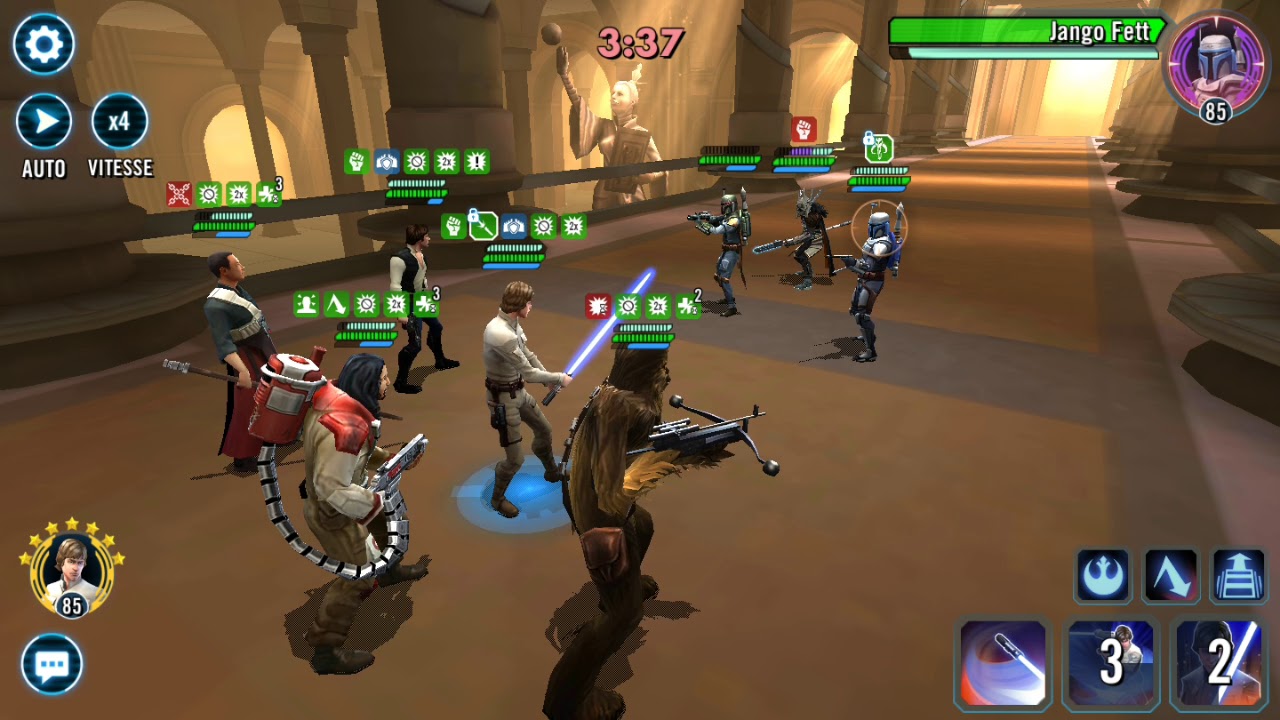 Swgoh cls vs jango nest - YouTube