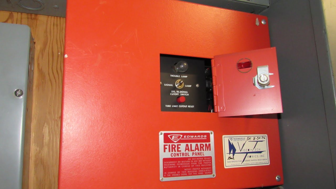 1968 Edwards Fire Alarm System Test | AC Adaptahorns, 270-SPOs, and ...