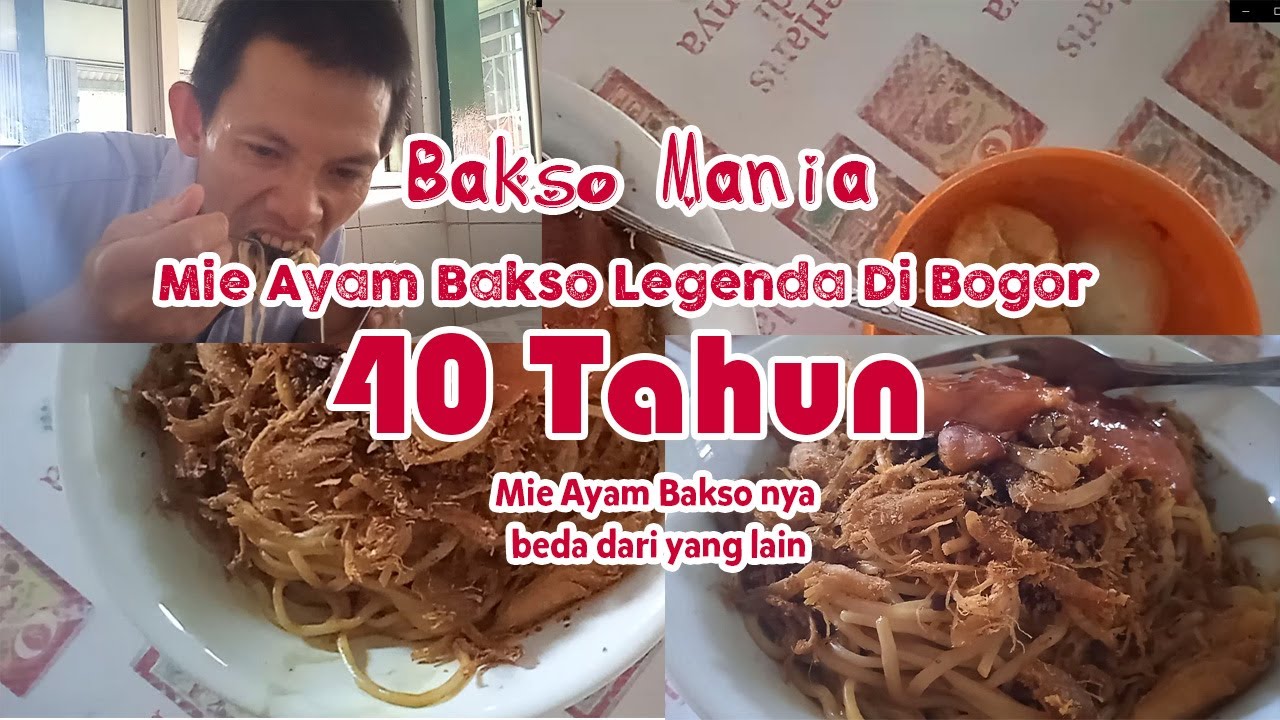 BAKSO MANIA - MIE AYAM BAKSO MAS PARNO (MIE AYAM TIDAK BIASA) - YouTube