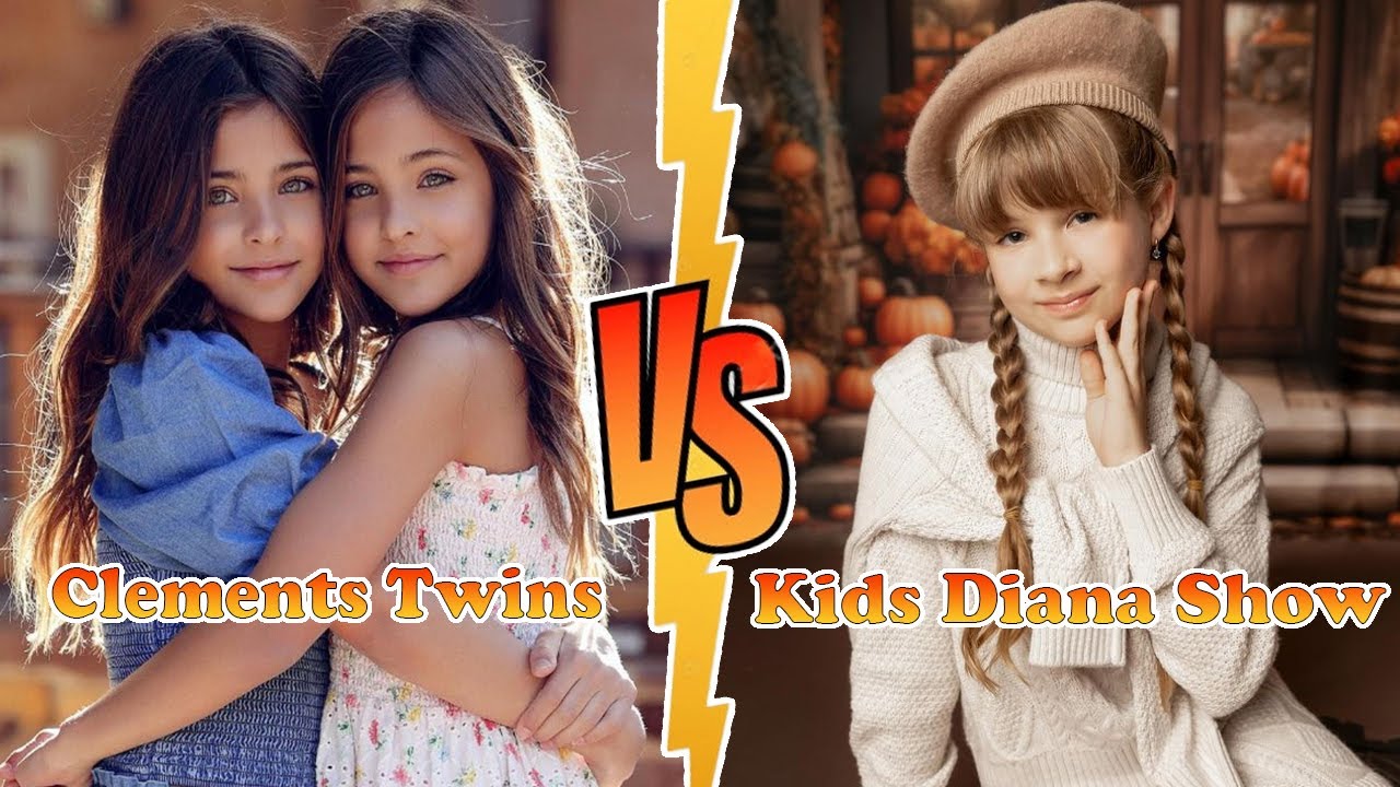 Clements Twins (Ava And Leah) VS Kids Diana Show Transformation 👑 New ...
