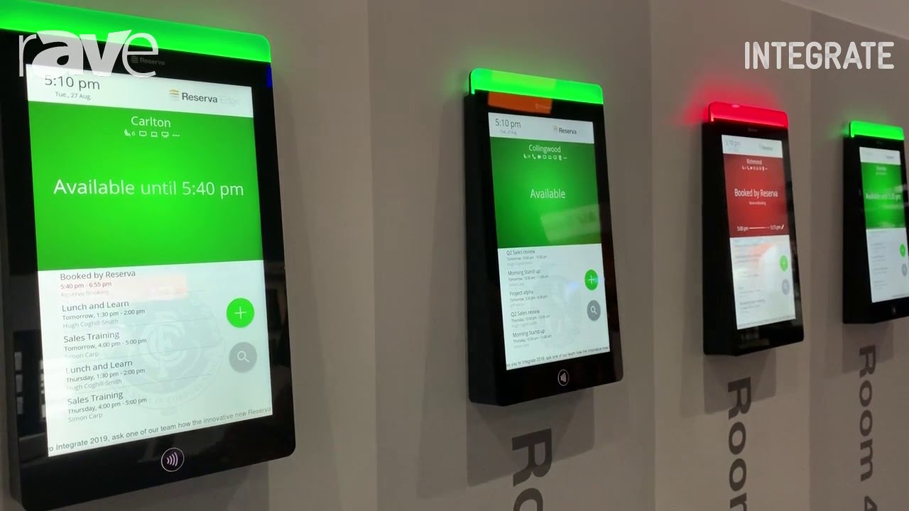 Integrate 2019: Onelan Debuts the Reserva Edge Meeting Room Sign Line ...