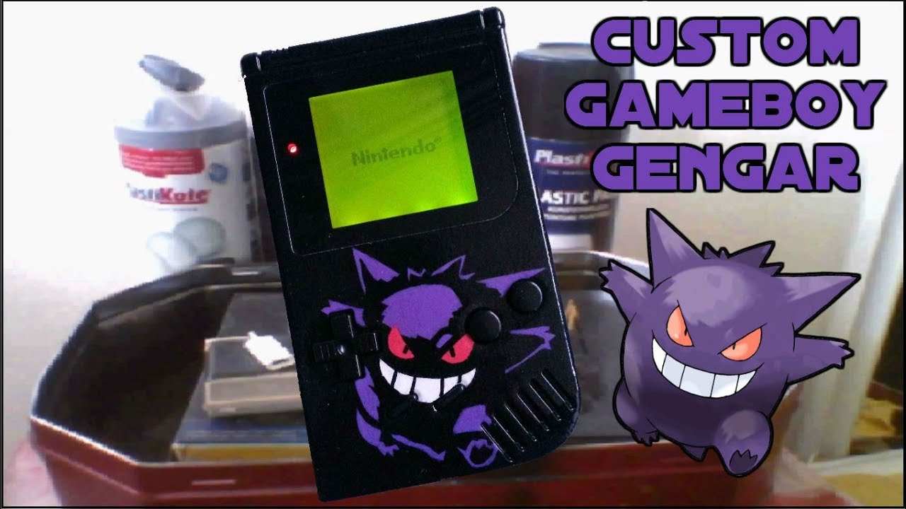 Pokemon Gengar - Custom Game Boy (Showcase/How-to) - YouTube