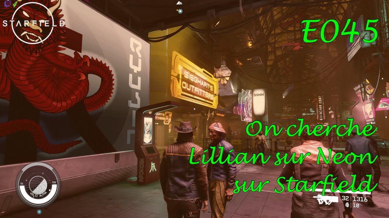 On cherche Lillian sur Neon | Starfield [FR] E045 #starfield # ...