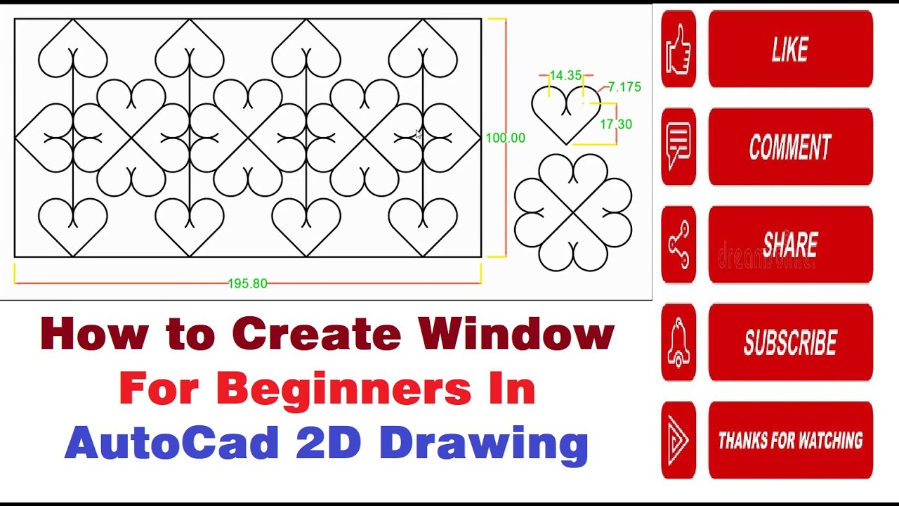 HOW TO DRAW WINDOW IN 2D PLAN AUTOCAD |Draw Windows in 2D Plan || Auto ...