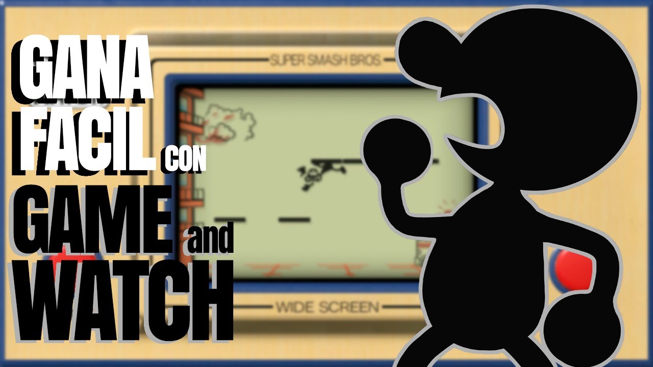 Como Usar A MR GAME & WATCH En SMASH ULTIMATE - YouTube