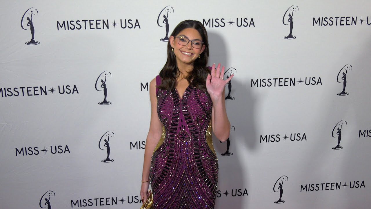 Alyssa Carson 2024 Miss Teen USA Finals Red Carpet at Peacock Theatre ...