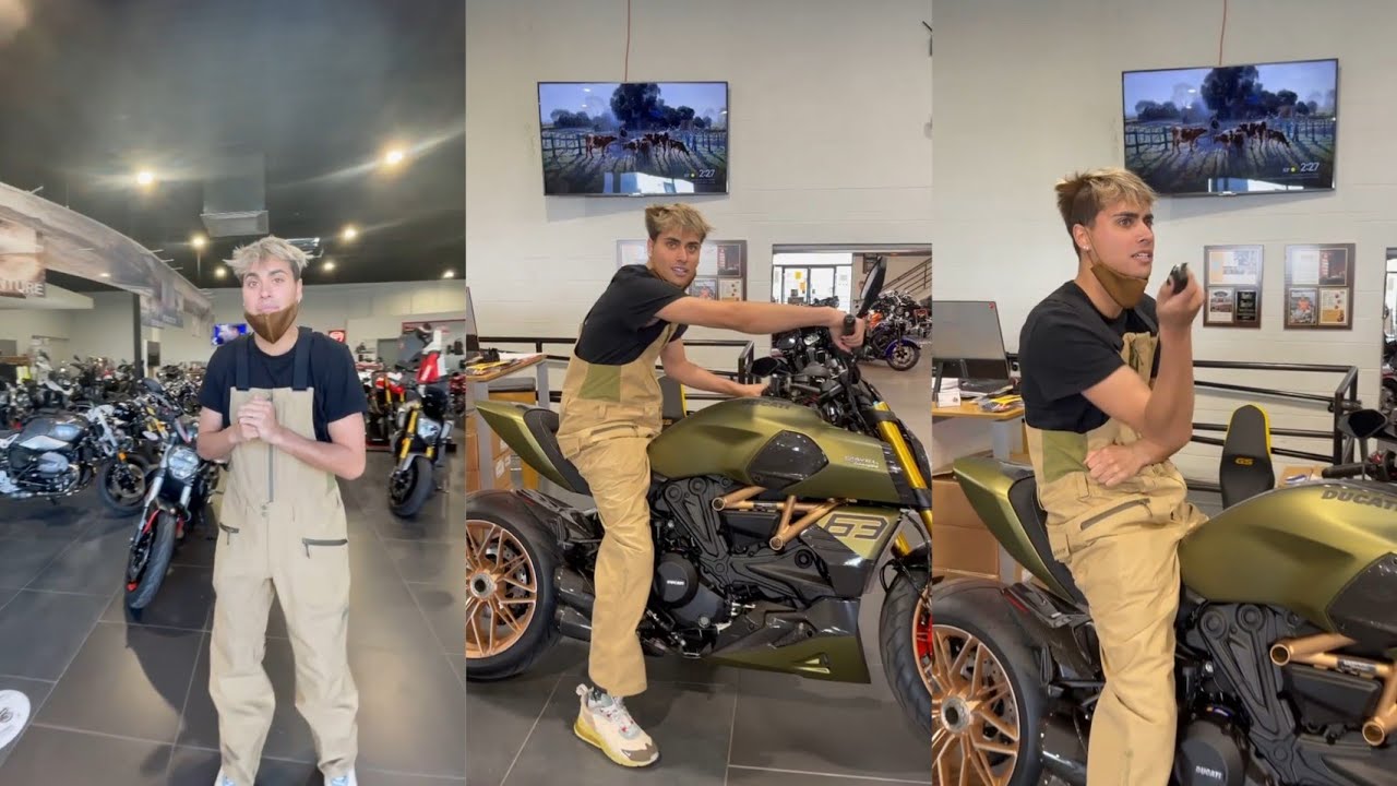 Darius Dobre | I GOT THE LAMBORGHINI DUCATI BIKE! - YouTube