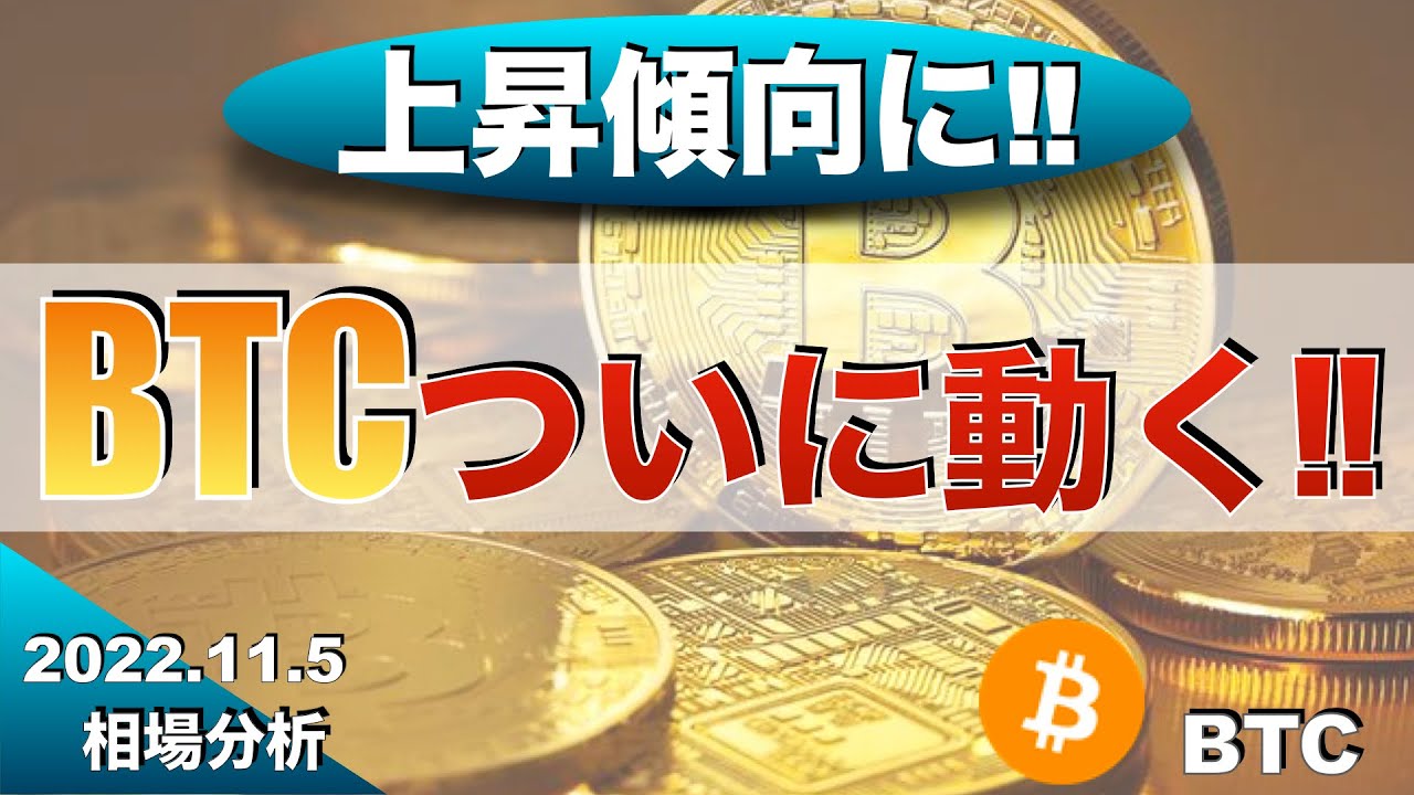 【BTC】BTCついに動く‼︎（2022年11月05日 相場分析）🤭 : 楽しいFXetc