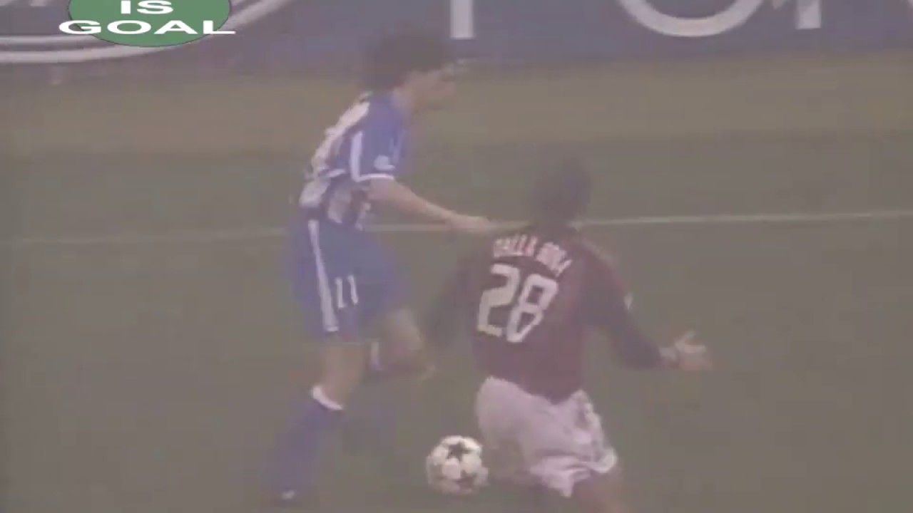 Goal! Diego Tristan. AC Milan vs Deportivo. 13.11.2002 - YouTube