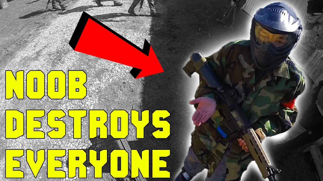 Airsoft Noob Destroys Everyone On The Field - YouTube