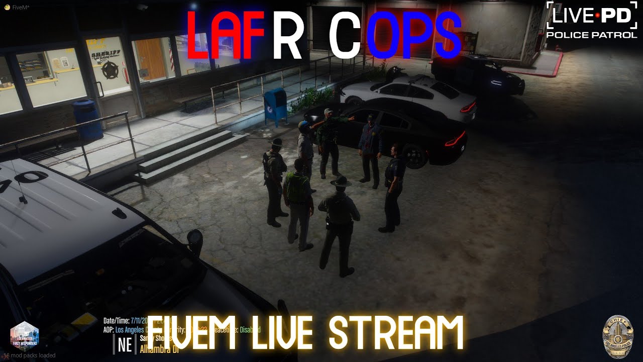 TSDOJ FivePD | Los Angeles Police Department - YouTube