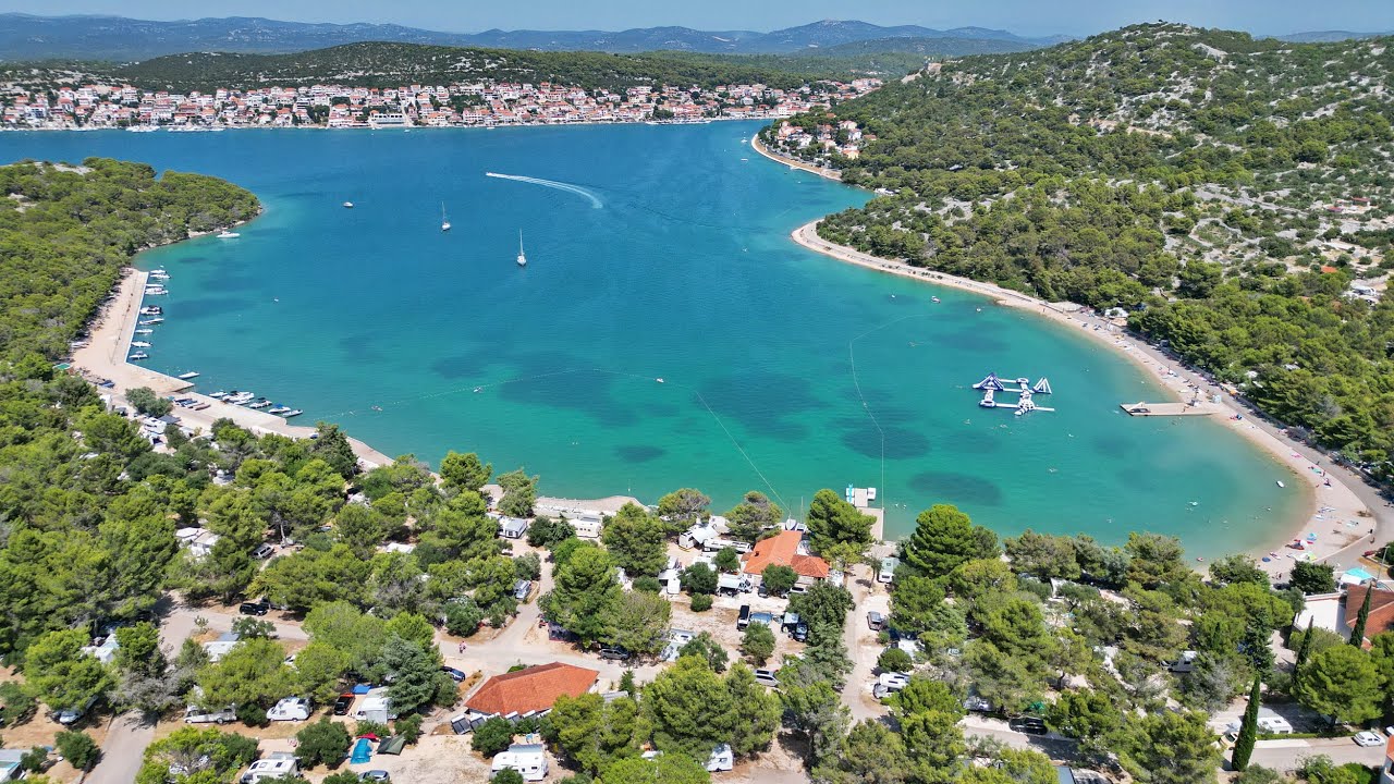 Camping Jezera Lovisca - Murter, Croatia - YouTube