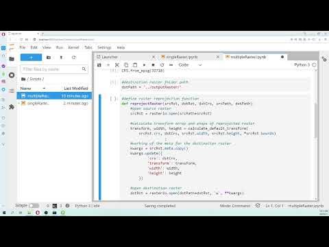 How to reproject single and multiple rasters with Python and Rasterio ...