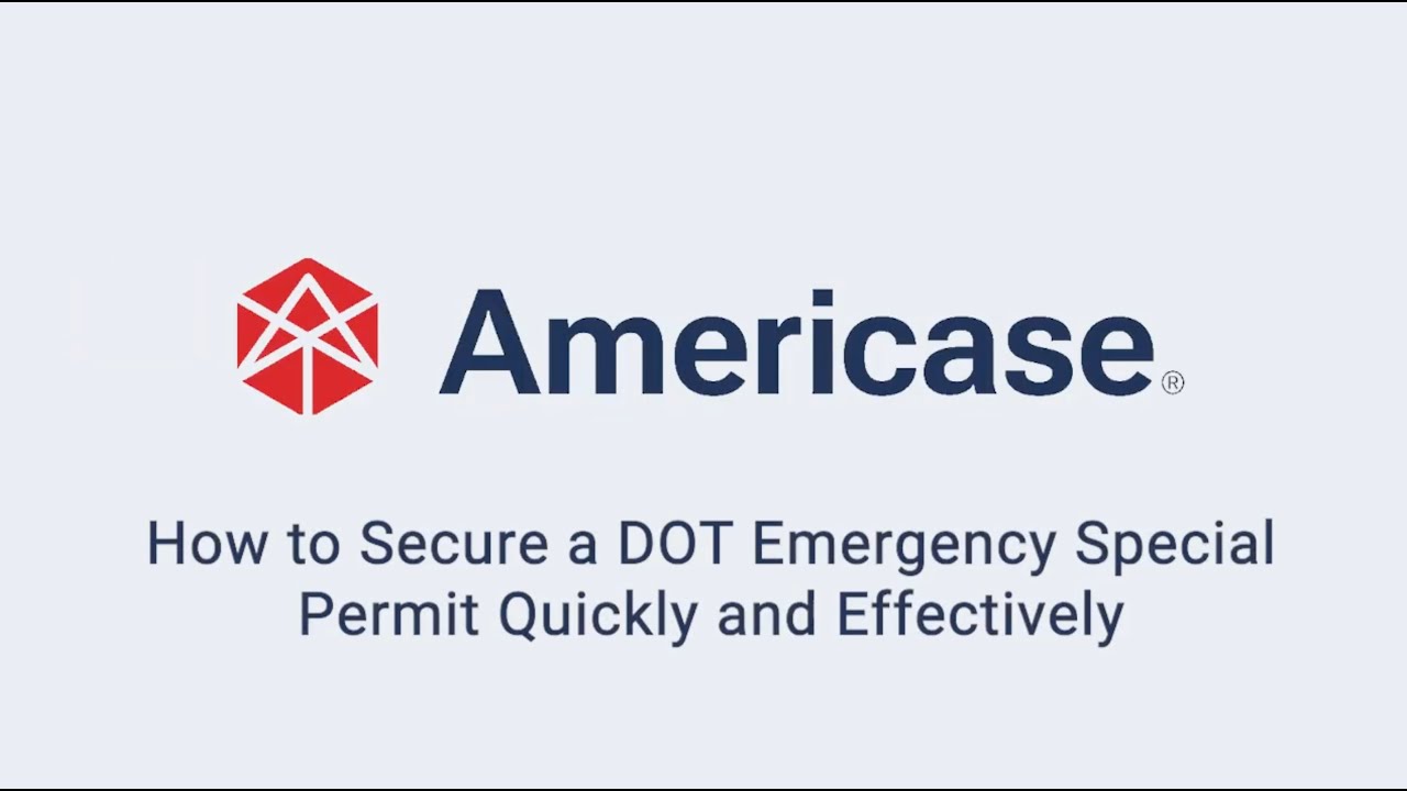 How to Secure a DOT Emergency Special Permit Quickly and Effectively ...