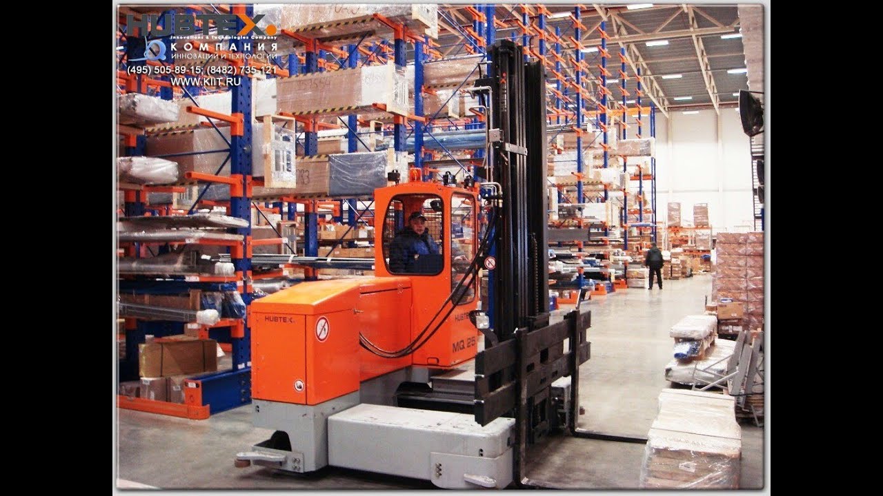 Многоходовой боковой электропогрузчик HUBTEX MQ 30 для работы с ...