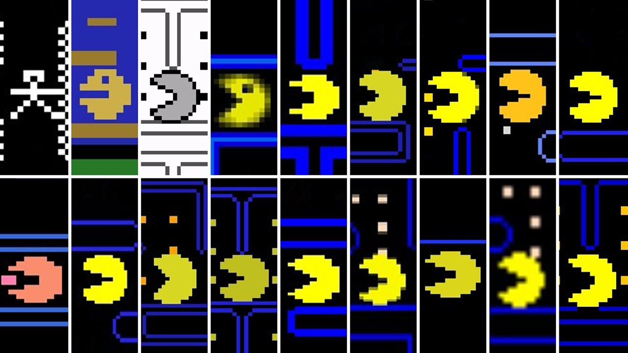 Pac-Man (1980) Mega Comparison (+20 versions) GB, NES, Atari, C64, MSX ...