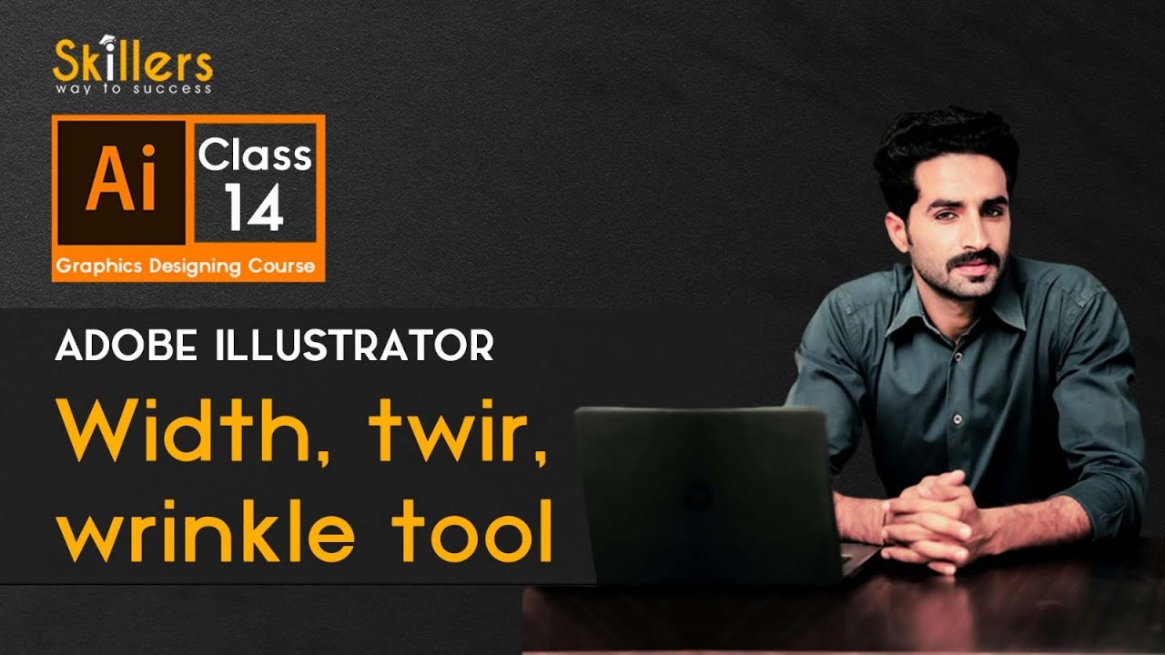 Graphics Designing - Adobe Illustrator Class 14 Width, Twirl Tool 2023 ...