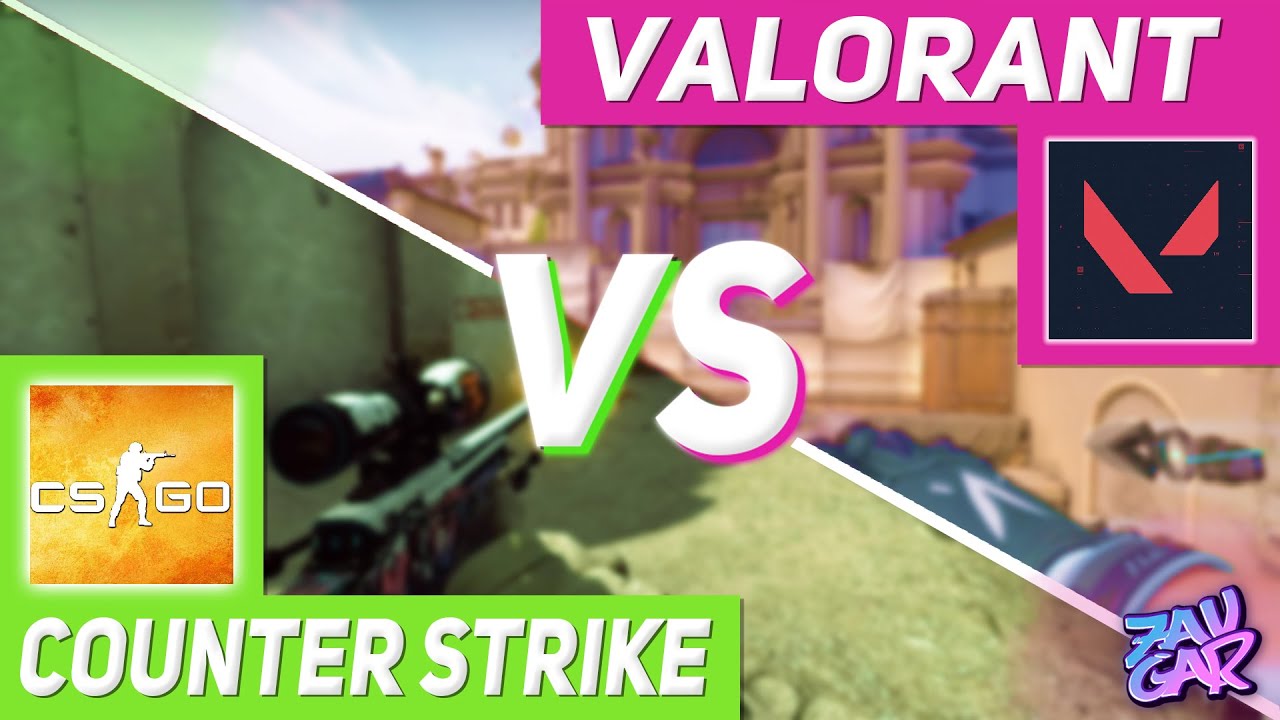 CS:GO VS VALORANT #vs #valorant #csgo - YouTube