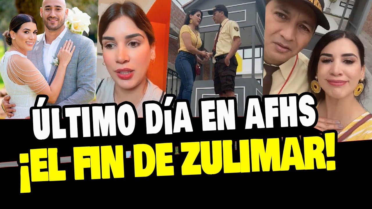ZULIMAR SE DESPIDE DE AL FONDO HAY SITIO ENTRE LÁGRIMAS TRAS GRABAR ESCENA FINAL - YouTube