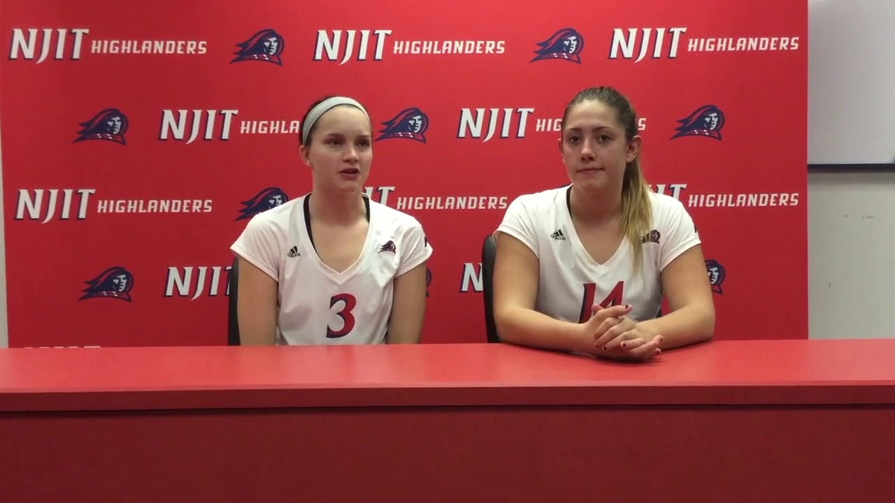 Volleyball's Tess Albyn and Madi Busler Post Game Comments vs. North ...