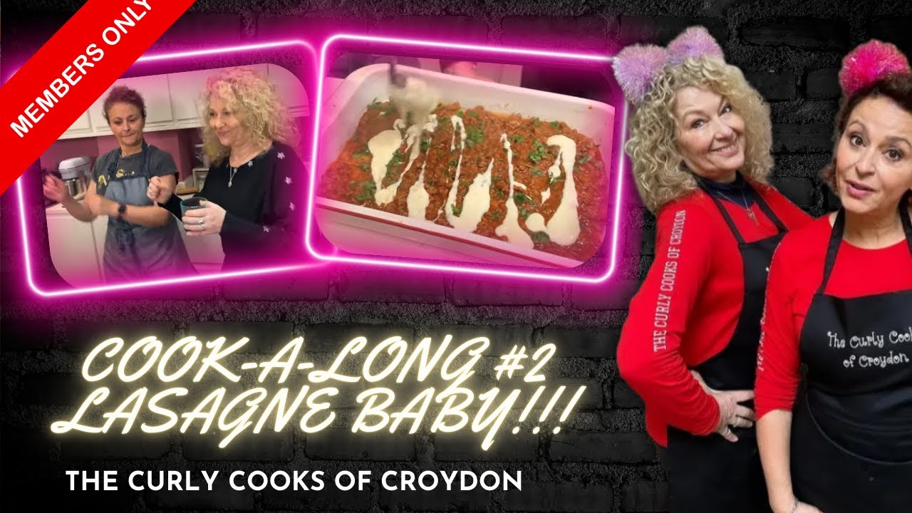The Curly Cooks - COOK-A-LONG #2 LASAGNE BABY!!! - YouTube