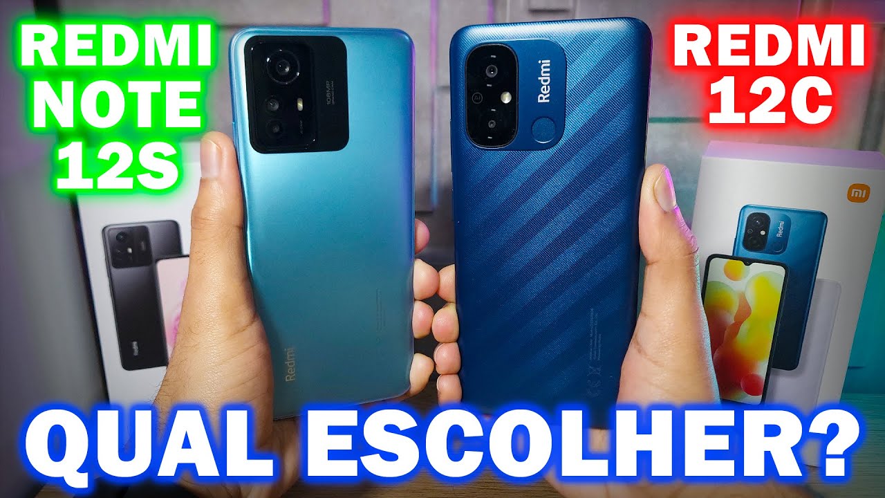 Redmi Note 12S vs Redmi 12C Qual escolher - YouTube