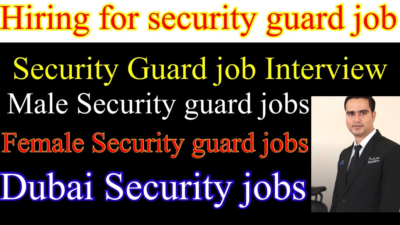 Security guard jobs | FM company is hiring for security guard jobs ...