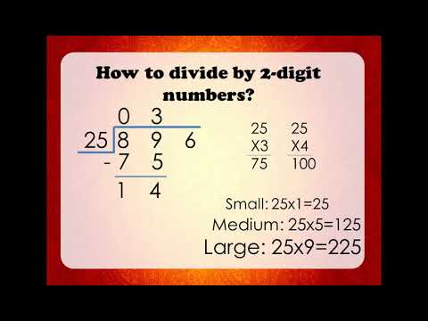 Divide by 2 digit numbers - YouTube