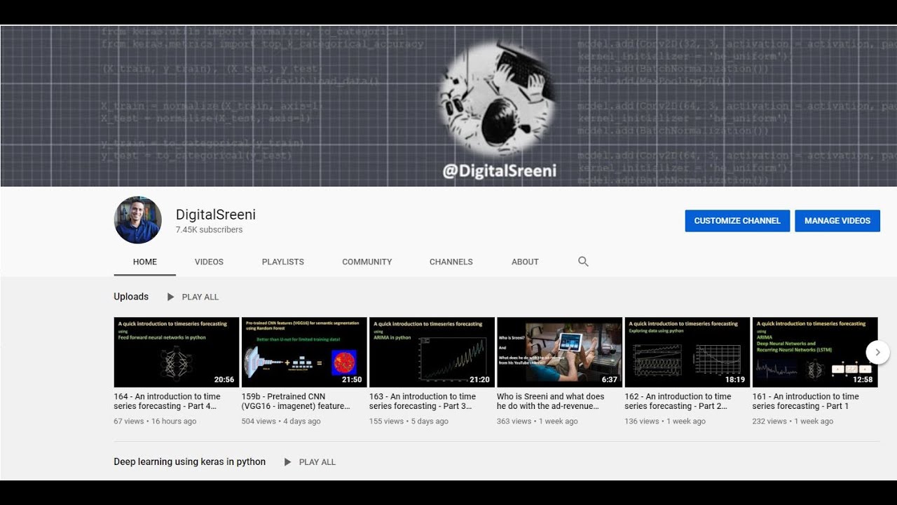Digital Sreeni Channel name change from Python for Microscopists - YouTube