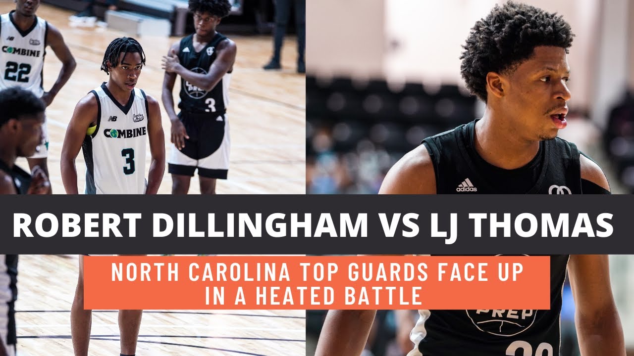 HoopState Guards LJ Thomas and Robert Dillingham BATTLES | Combine ...