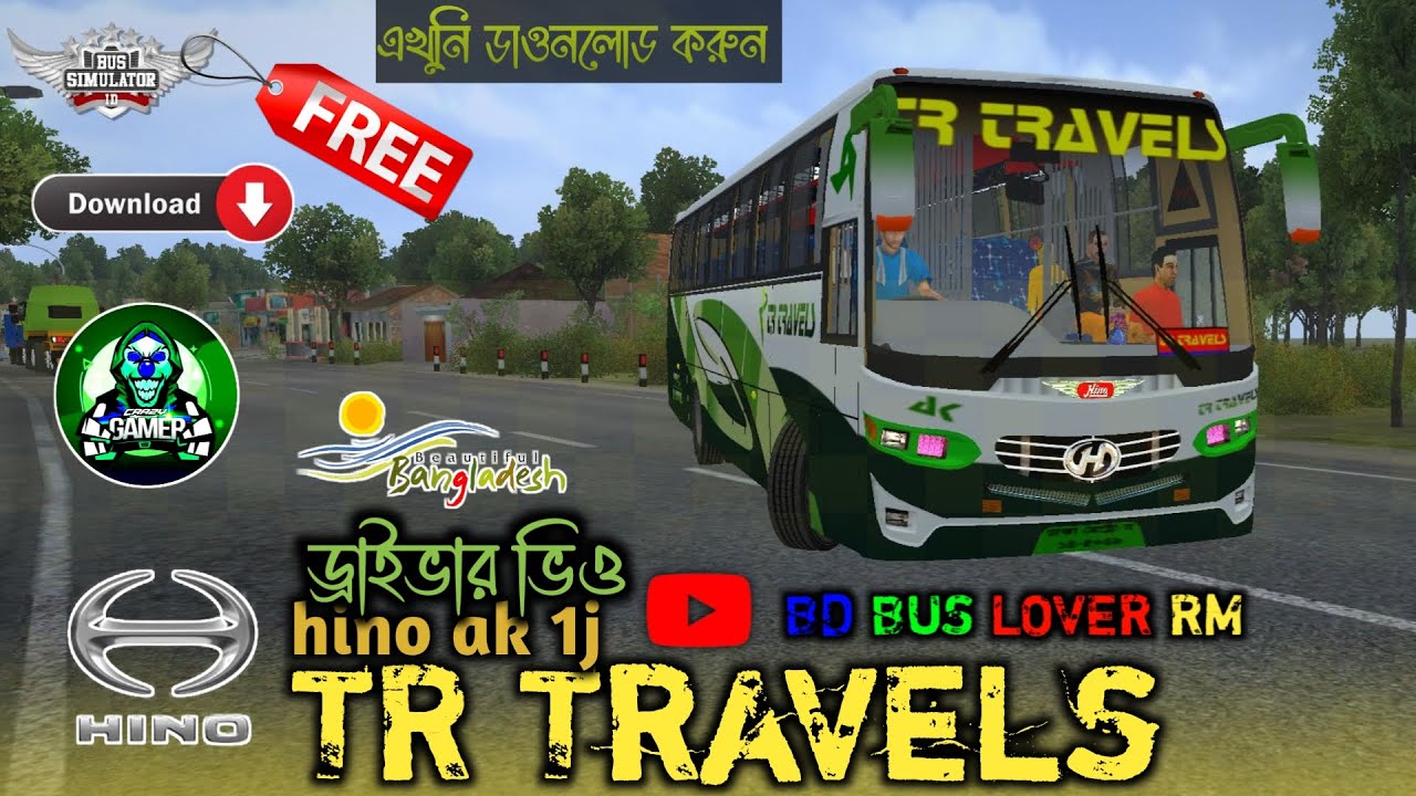 release TR Travels Driver view bus mod for bussid /model 2024,BD Bus lover rm. - YouTube