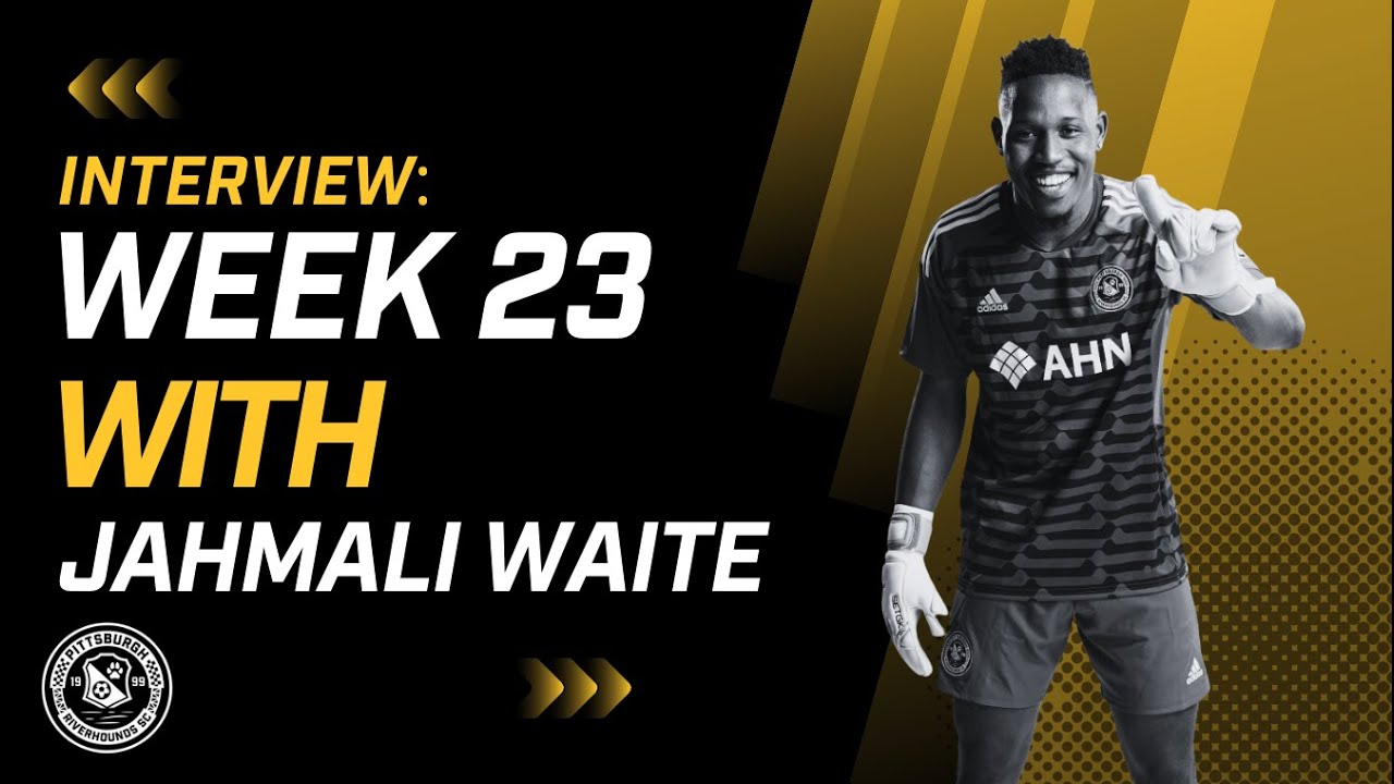 Week 23 Interview with Jahmali Waite - Pittsburgh Riverhounds - YouTube