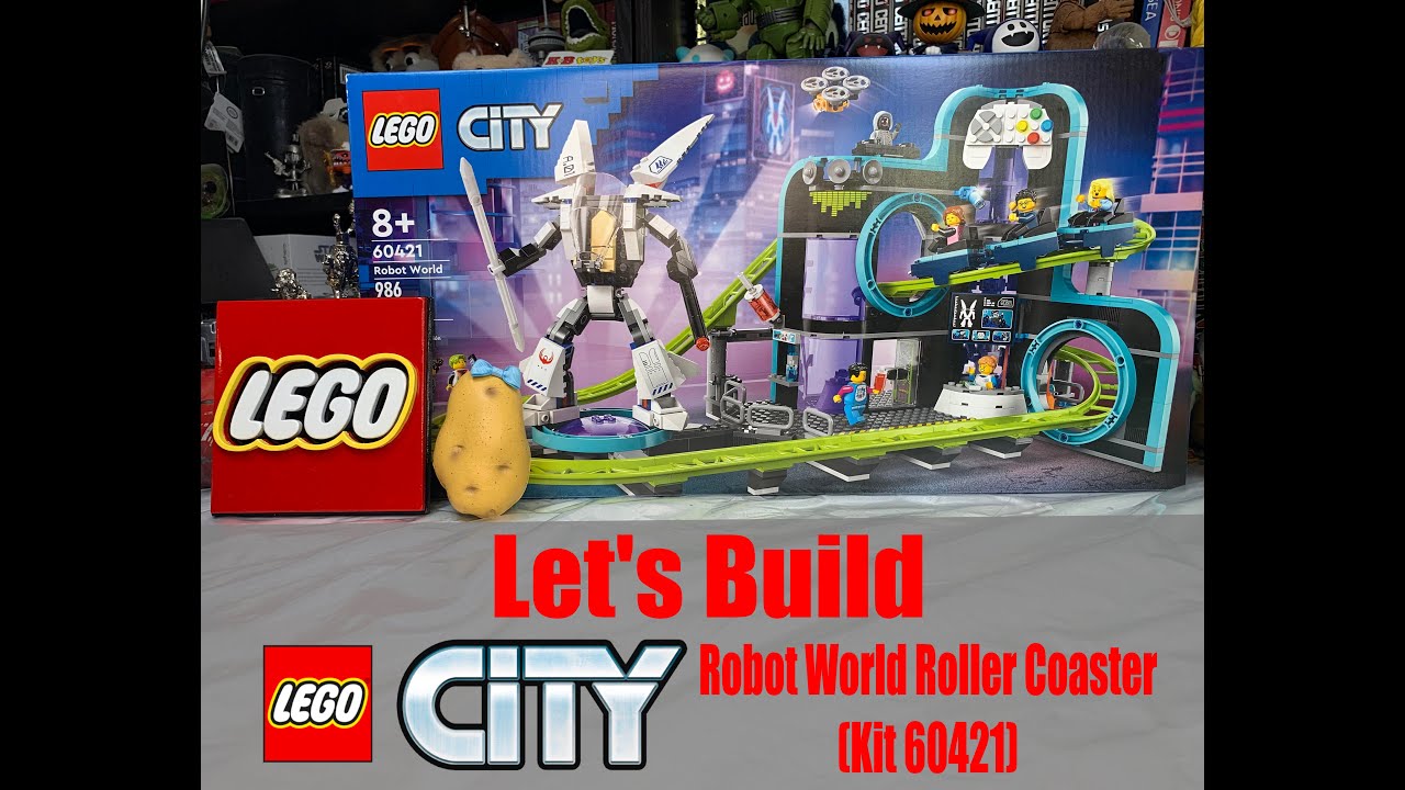 Let's Build LEGO City Robot World Roller Coaster (Kit 60421) - YouTube