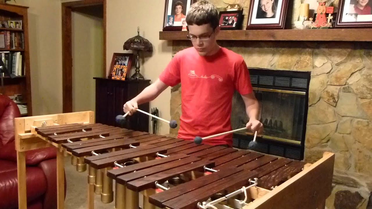 Mbira on Hand Built Marimba - YouTube
