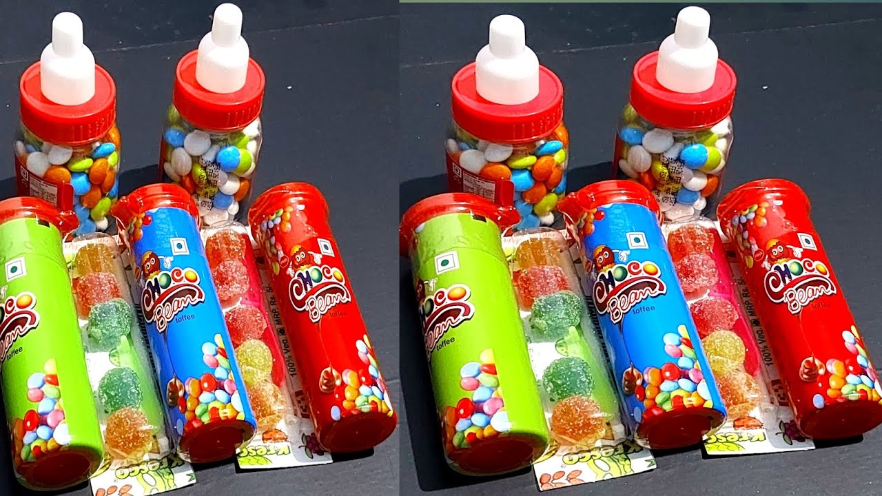 gems opening video candy vedio lot's of candy unboxing ASMR satisfying ...