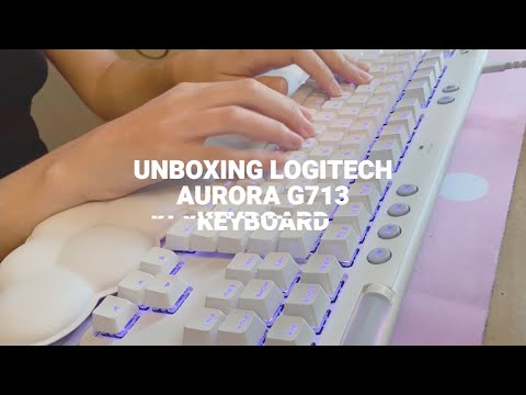 Unboxing Aurora G713 Keyboard | Aesthetic Gaming Peripherals