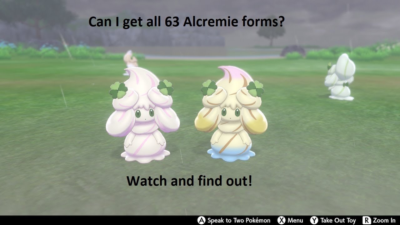Can I get all 63 Alcremie forms? Watch to find out! - YouTube