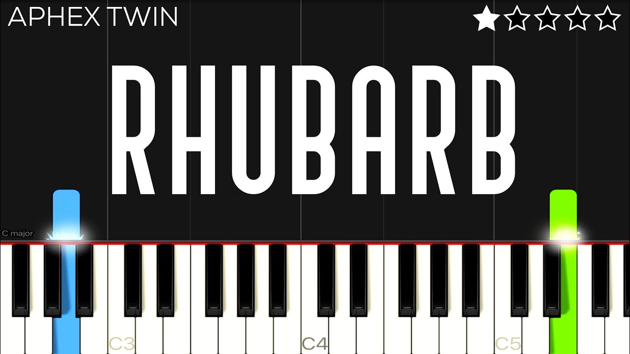 Aphex Twin - Rhubarb | EASY Piano Tutorial - YouTube