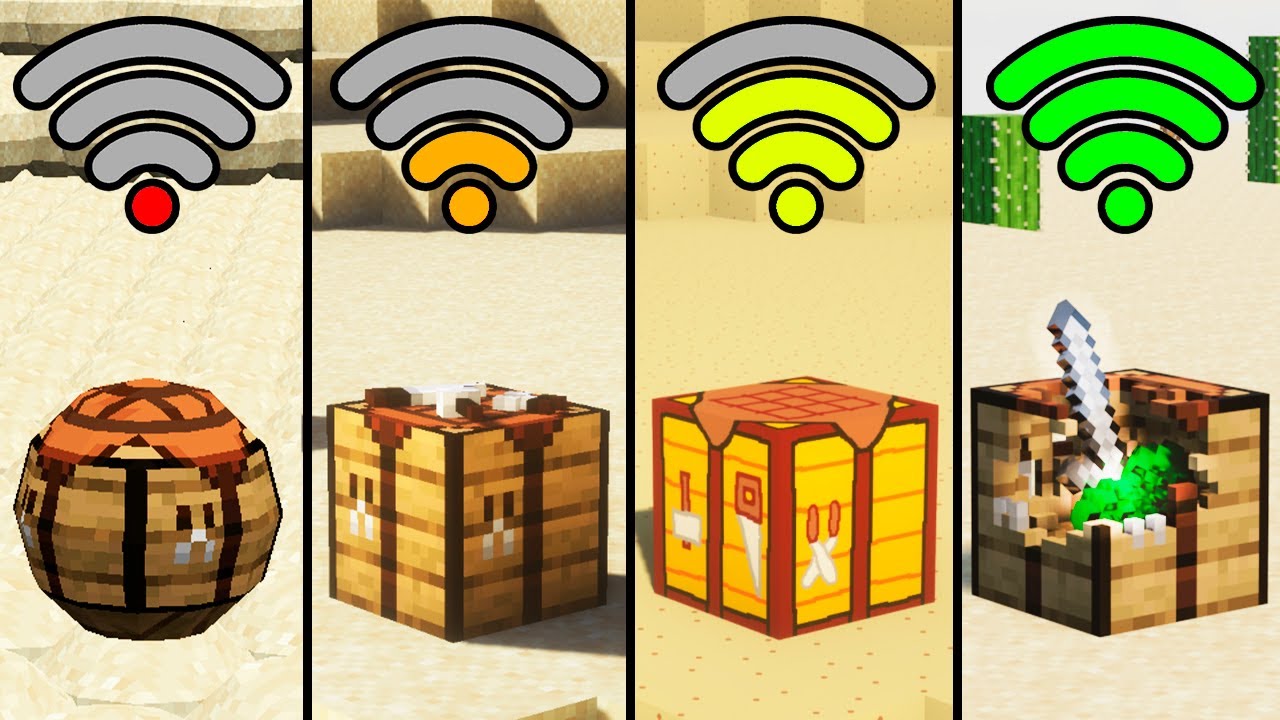 Crafting Table With Different Wi-Fi Minecraft - YouTube