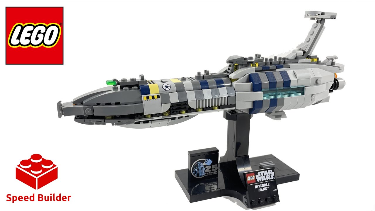 LEGO STAR WARS 75377 Invisible Hand | speed build | unboxing - YouTube